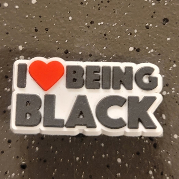 Accessories | New I Love Being Black Croc Charm | Poshmark